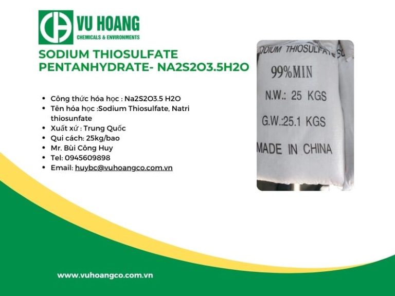 Hóa chất Na2S2O3 (Sodium thiosulfate): Đặc tính, Ứng dụng và Biện pháp ...