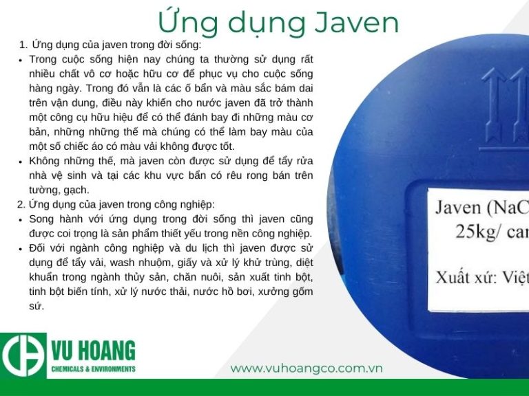 Nước Javen: Tính Chất và Ứng Dụng – Công ty TNHH Công nghệ Hóa chất và ...