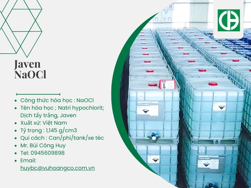 Các Ứng Dụng Quan Trọng của Nước Javen Công Nghiệp – Công ty TNHH Công ...