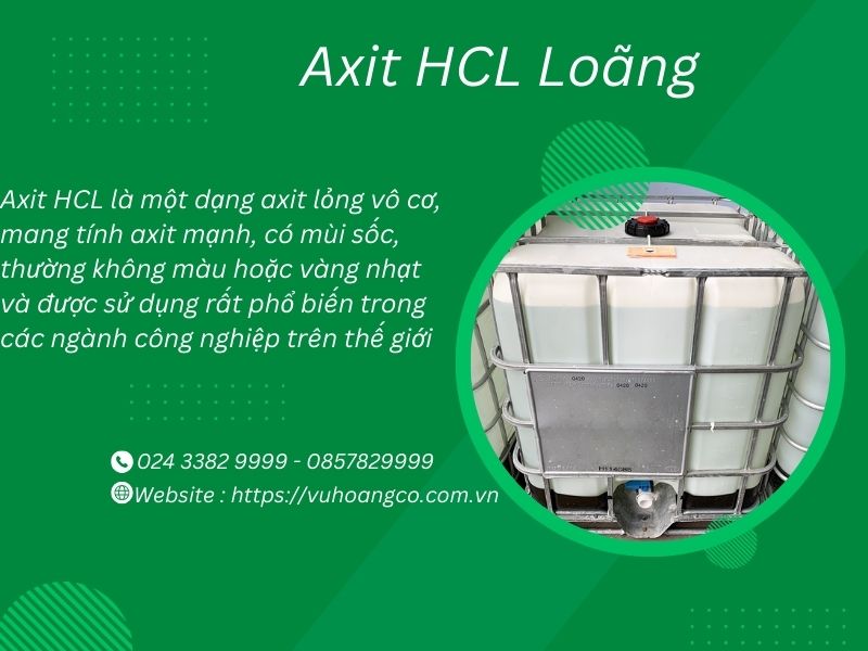 Mua Axit HCl loãng – Công ty TNHH Công nghệ Hóa chất và Môi trường Vũ Hoàng