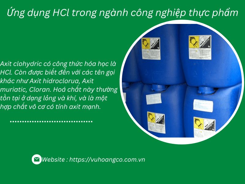 Ứng dụng HCl trong ngành công nghiệp thực phẩm – Công ty TNHH Công nghệ ...