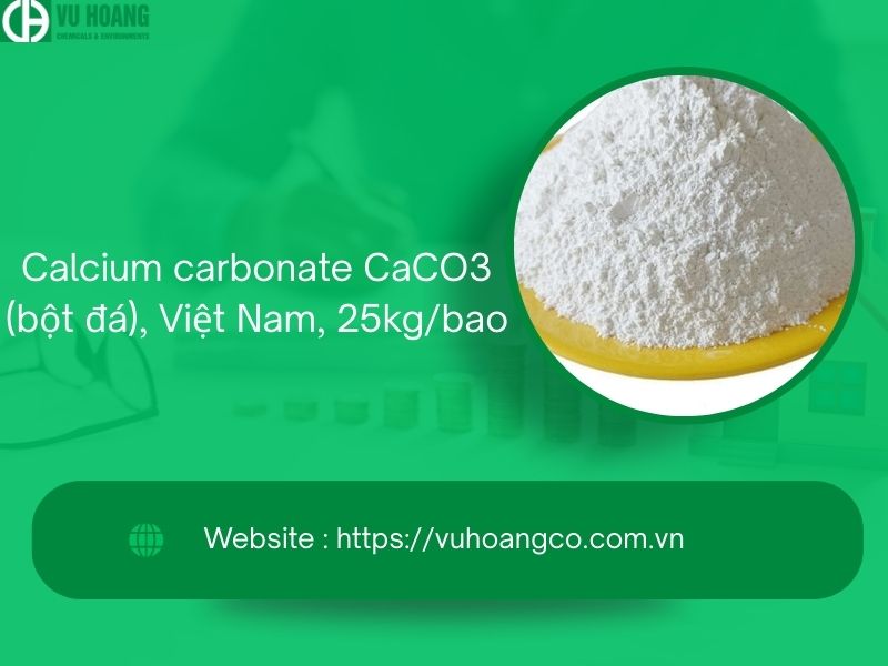 Calcium carbonate CaCO3 (bột đá), Việt Nam, 25kg/bao – Công ty TNHH ...
