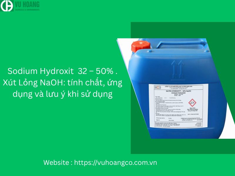 Sodium Hydroxit 32 – 50% . Xút Lỏng NaOH: tính chất, ứng dụng và lưu ý ...