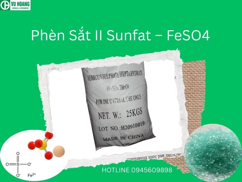 Phèn Sắt II Sunfat – FeSO4 – Công ty TNHH Công nghệ Hóa chất và Môi ...